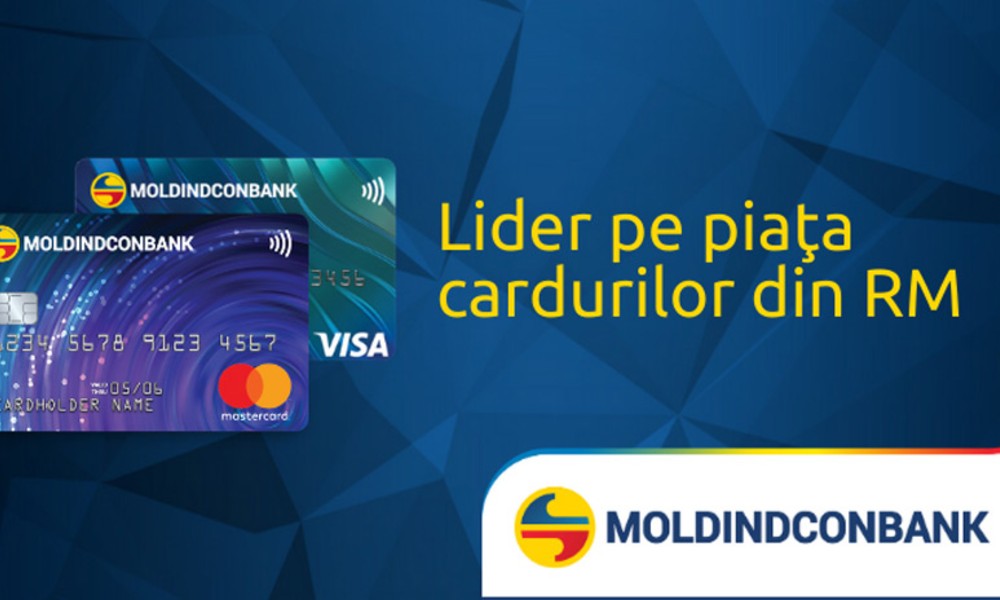 Fiecare al treilea deţinător de card din Moldova este clientul Moldindconbank - Bani.md