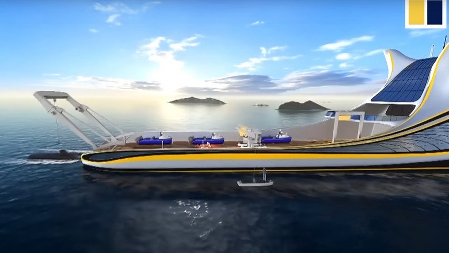 China a lansat prima navă din lume care folosește inteligența ...