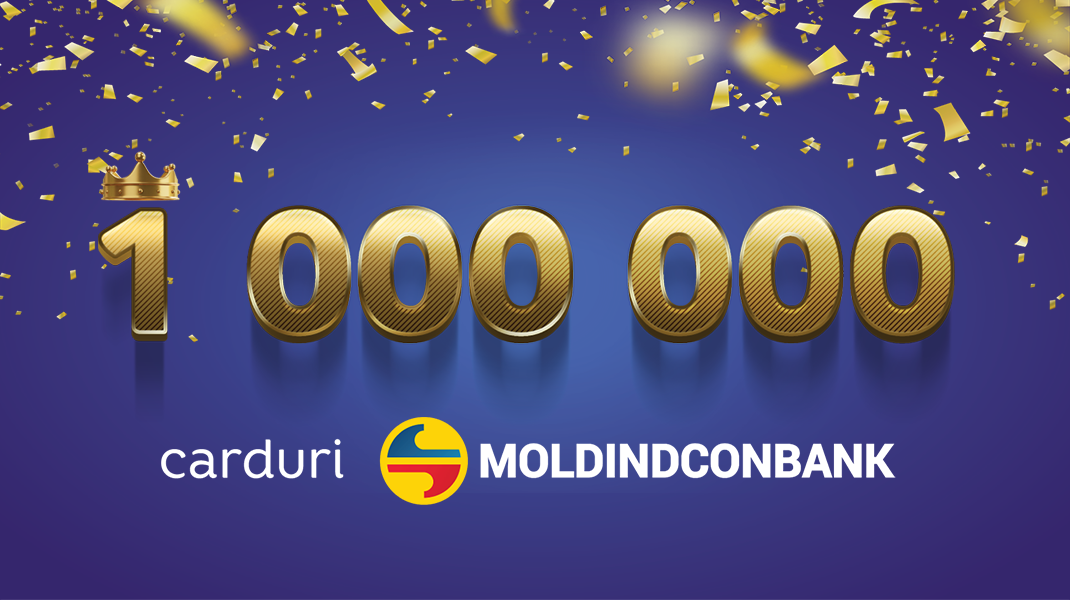 Moldindconbank – prima bancă din Republica Moldova care a emis 1 000 000 de carduri - Bani.md