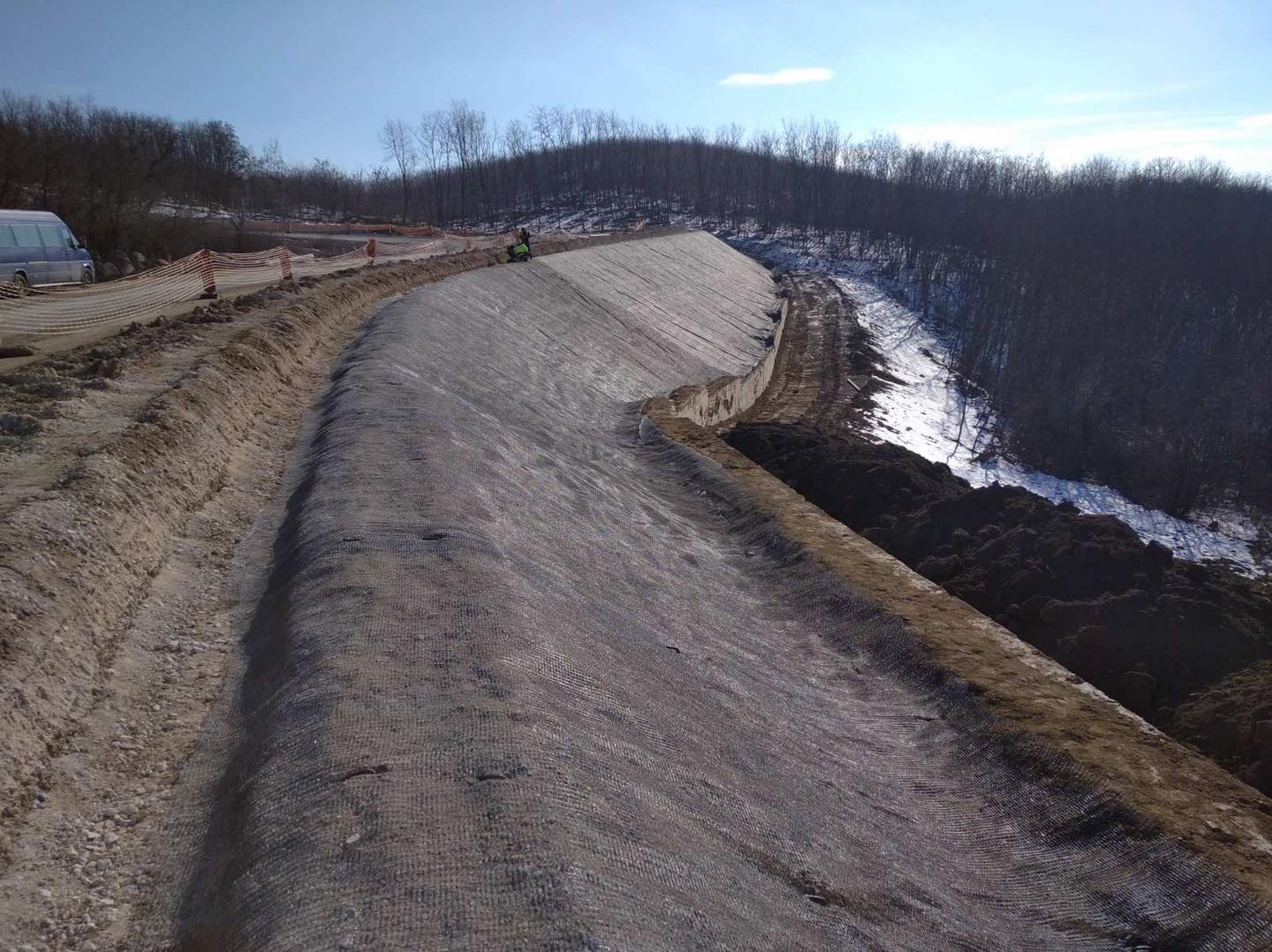 FOTO În trei ani turcii au construit 36% din segmentul de drum Hîncești - Leova - Cahul ...