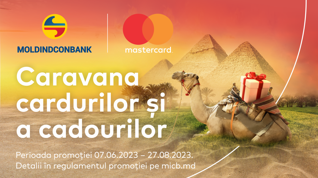 Achită cu cardul tău Mastercard de la Moldindconbank și participă la Caravana cadourilor - Bani.md