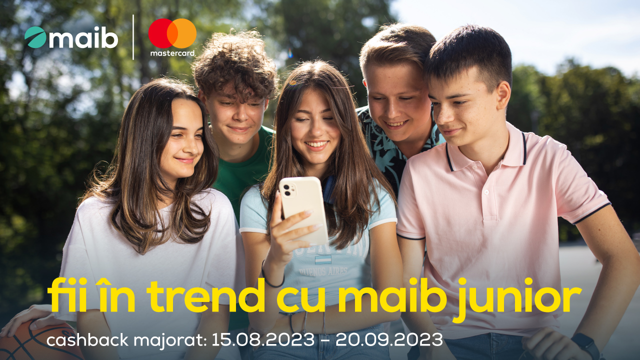 Back to friends cu maib junior și Mastercard - Bani.md