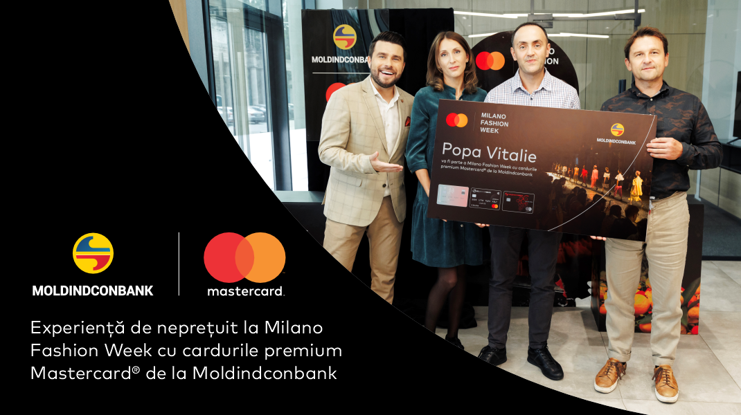 Moldindconbank și Mastercard au desemnat clientul care va merge la Milano Fashion Week - Bani.md