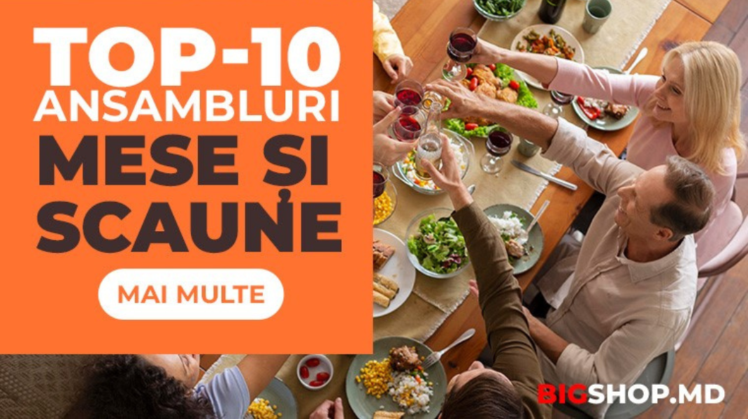 Top 10 cele mai frumoase seturi de mese și scaune - Bani.md